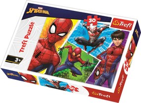 TREFL PUZZLE Spiderman a Miguel Marvel 27x20cm 30 dílků skládačka tr18242