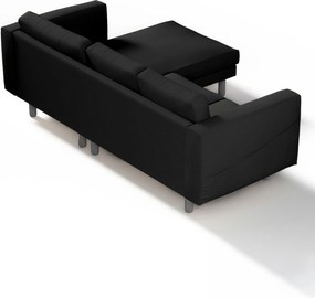 Potah na pohovku IKEA Norsborg 3-místná se šezlongem barva šedá