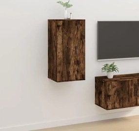 vidaXL Nástěnná TV skříňka 40x34,5x80 cm [816674] Barva: kouřový dub