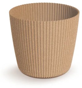 PROSPERPLAST Květináč - MILLY ROUND Eco Wood Průměr: 16,9 cm