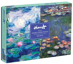 Galison oboustranné puzzle monet 500 dílků
