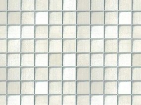 Gekkofix Samolepící folie imitace obkladaček, mozaika bílá Varianta: šíře 90cm, cena za roli 15m