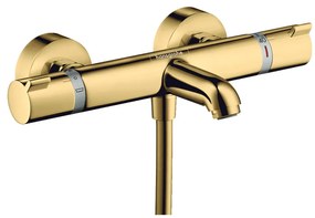 Hansgrohe Ecostat Comfort, termostatická vanová baterie, zlatá lesklá, 13114990