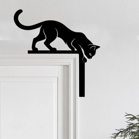 dřevo života Dekorace na roh dvěří TIM Zvolte rozměr šxv (cm): 30x30, Zvolte barvu dekoru: Černá