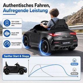 Costway Dětské elektrické autíčko 12 V Mercedes-AMG dětské auto