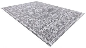 koberec SISAL LOFT 21213 Ornament šedá / stříbrný / slonová kost velikost 140x200 cm | krásné koberce cz