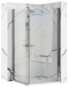 Rea - MAXIM rohový čtvercový sprchový kout 80 x 80 cm, pravý, sklo čiré, REA-K0268