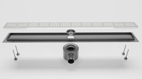 SPD Firmor Sprchový nerezový žlab Classic 100 cm, instalace do prostoru, nízký