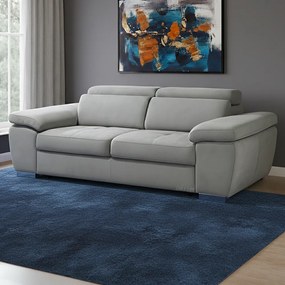 Pohovka ROSSO sofa 2S | 185 cm | šedá EASY CLEAN | S ÚLOŽNÝM PROSTOREM