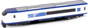 RAPPA 232266 Kovový mini vlak lokomotiva bílá / od 3 let