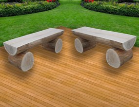 Krajča Dřevěné zahradní lavice DUBOS - smrk Povrchová úprava: Kaštan světlý