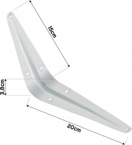 Konzola police 6"x8" /150*200 mm