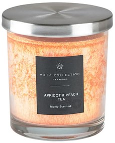 Villa Collection Vonná svíčka ve skleněné dóze s víkem Apricot &amp; Peach Tea (45 hodin)