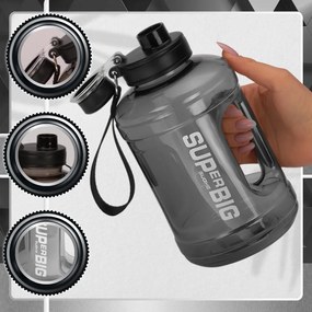 Camerazar Sportovní láhev TRESSARI 1600 ml BPA FREE TRITAN pro hydrataci a sportovní aktivity