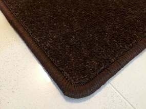 Kusový hnědý koberec Eton (Varianta: 57 x 120 cm)