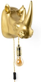 OnaDnes -20% Zlaté nástěnné světlo Bold Monkey Mind Your Own Rhino