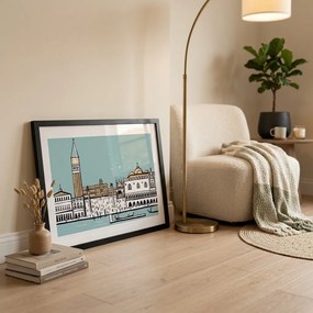 Jan Laštovička | San Marco Rám: Bílý, Velikost: 60 x 40 cm