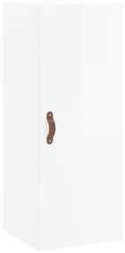 vidaXL Skříň highboard 34,5 x 34 x 180 cm kompozitní dřevo [3199019] Barva: hnědý dub