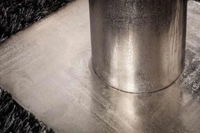Designový jídelní stůl Propeller 94 cm stříbrný