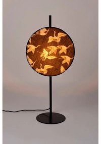 Černá stolní lampa s textilním stínidlem (výška 71 cm) Jaylee – White Label