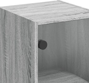 vidaXL Nástěnná skříňka se skleněnými dvířky 35x37x68,5 cm [836481] Barva: Bílá
