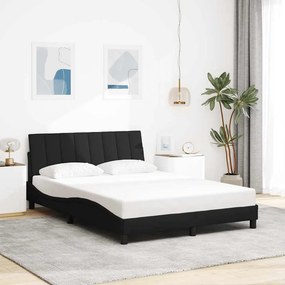 Rám postele bez matrace Hanko černý 140 x 200 cm textil 3310463
