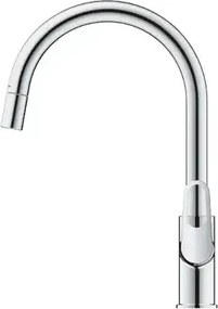 Grohe Start Flow - Dřezová baterie s výsuvnou koncovkou chrom