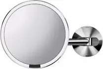 Simplehuman Kosmetické zrcátko na zeď/  Sensor/ LED osvětlení/ 5x/ síť