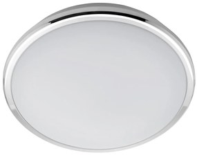 Sapho, SILVER stropní LED svítilna 10W, 230V, průměr 28cm, denní bílá, chrom, AU460