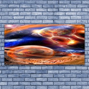 akrylový obraz Abstrakce Vesmír 120x60 cm