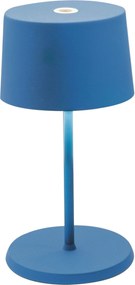 Bezdrátová lampa Olivia Mini 22 cm nebově modrá