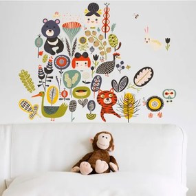 Chispum Nálepka na stěnu  - Džungle, 41 x 57,5 cm