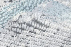 Dywany Łuszczów Kusový koberec Core A004 Frame ivory/grey and blue - 80x150 cm