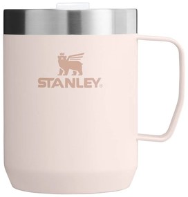 Světle růžový termo hrnek z nerezové oceli 230 ml Stay-Hot Camp Mug Rose Quartz – Stanley