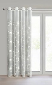 ZÁCLONA NA KROUŽCÍCH AMIRI 140X250 CM VZOROVANÁ