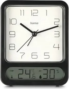 Hama Pag / budík / teploměr / vlhkoměr / tichý chod