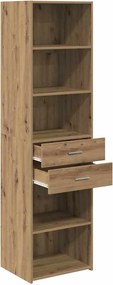 Vysoký bufet Artisanový dub 50 x 42,5 x 185 cm Kompozitní dřevo 3402642