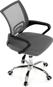 Dětská otočná židle šedá KA-L103 GREY