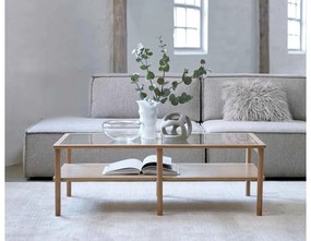 Designový konferenční stolek Dallan 120 cm přírodní dub