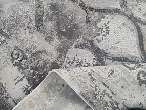 BE Koberec Creante 19148 GREY - šedý obdélníkový Rozměr: 80x150 cm