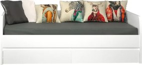Postel 2S, 90x200 bílá, ERODIN Kondela 0000374482