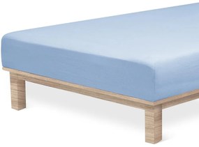 Andrea Simone Jersey Lycra prostěradlo Andrea Simone boxspring - Modrá (Della Robbia Blue 16-4020) 90 x 200
