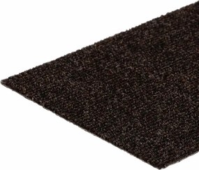 Schodové rohože samolepicí 30 ks 76 x 20 cm tmavě hnědé obdélníkové 3365728