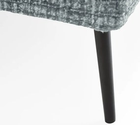 Modrá čalouněná dvoulůžková postel bez roštu 180x200 cm Infinity – Meise Möbel
