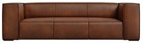 Koňakově hnědá kožená pohovka 227 cm Madame – Windsor &amp; Co Sofas