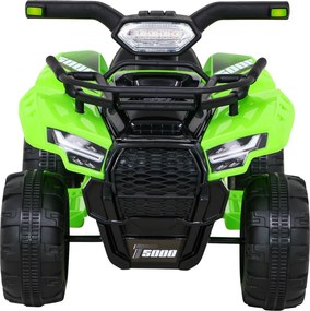 Ramiz Dětská čtyřkolka na baterie Storm zelená + motor 25W + MP3 USB + LED