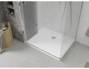 Mexen Lima sprchový kout 80x70cm, 6mm sklo, chromový profil - čiré sklo + Slim sprchová vanička - 856-080-070-00-00-4010