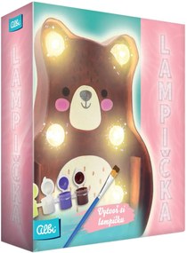 ALBI SCIENCE Lampička Medvídek kreativní set na baterie LED Světlo alb8v