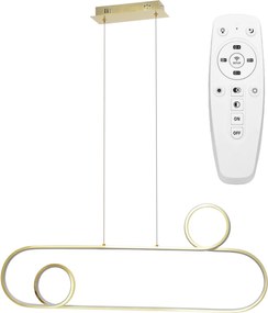 Toolight - LED závěsné svítidlo APP809-CP GOLD, zlatá, OSW-09850