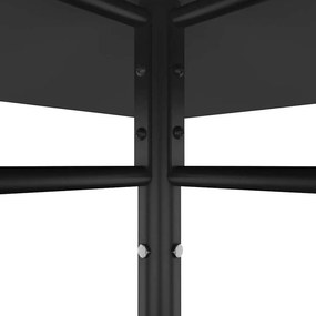 Altán 3 x 3 x 2,7 m antracitový 180 g/m² 313920